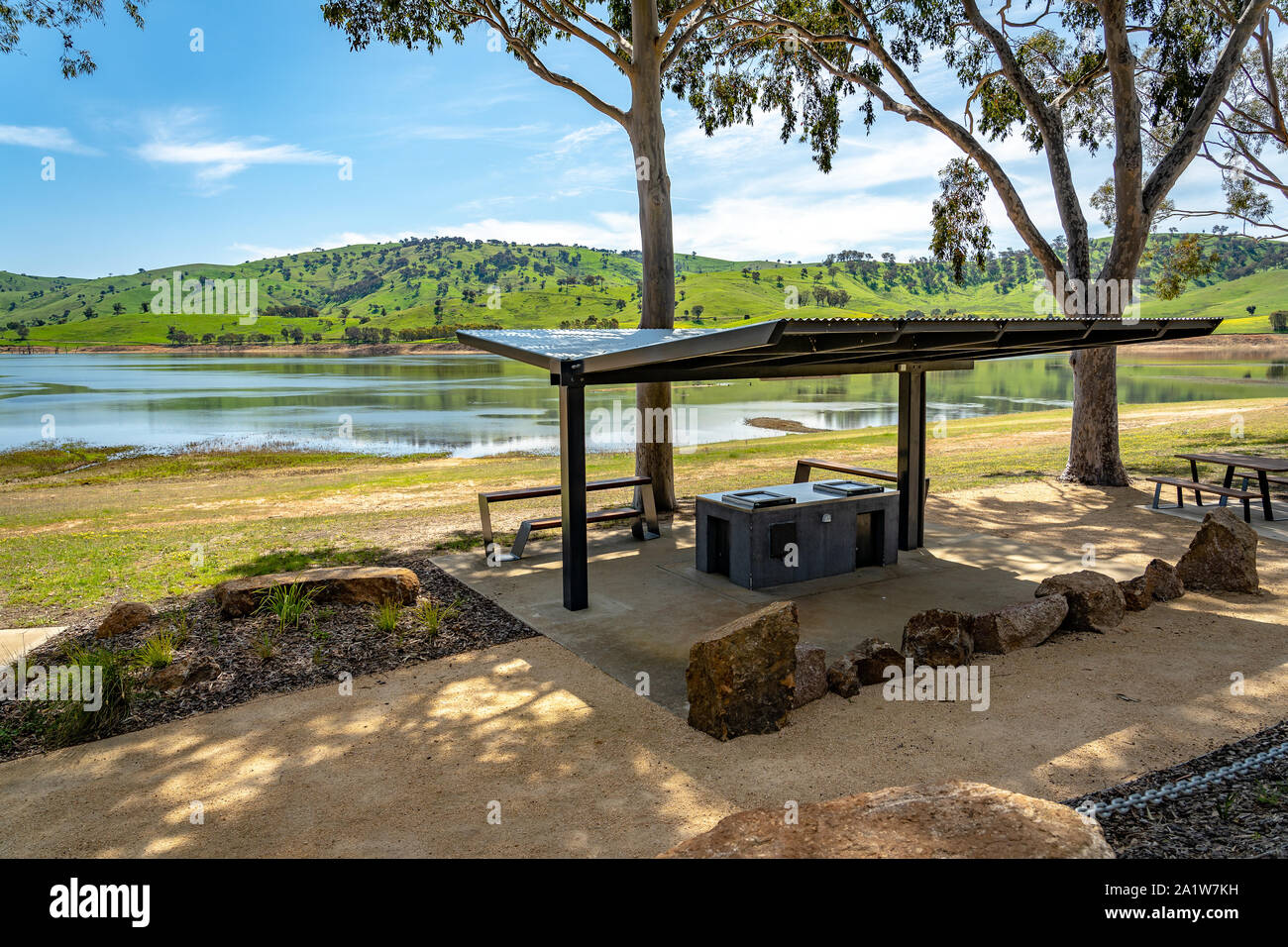 Barbecue area in rural Victoria, Australia Stock Photo - Alamy