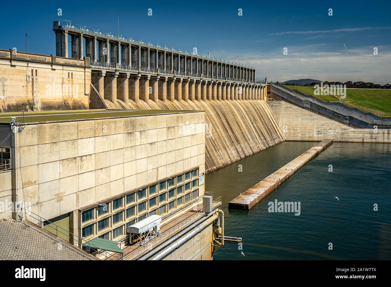 Bridge dam reservoir in wales hi-res stock photography and images - Alamy