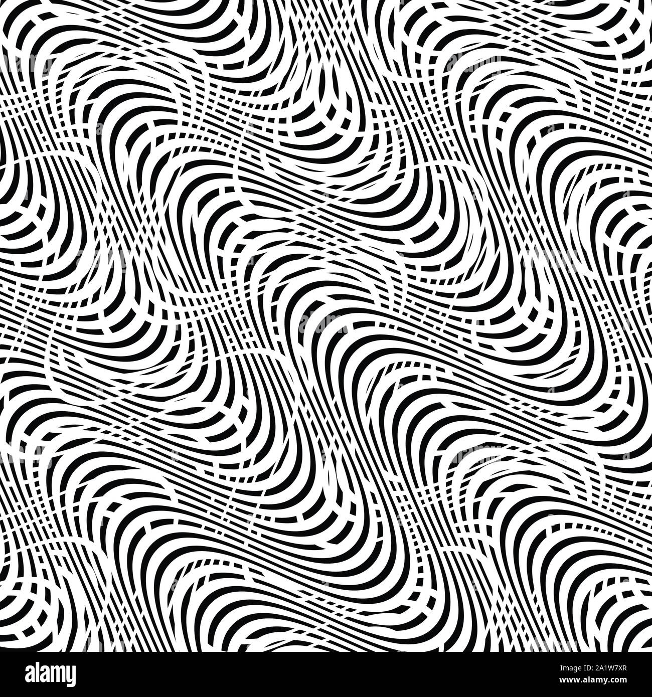 Abstract geometric mesh, grid pattern of interweaved, interlocking ...