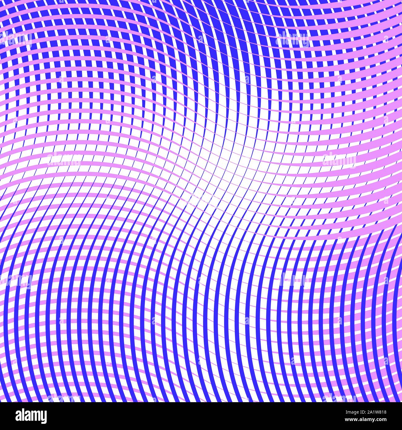 Intersected, interweaved irregular lines, stripes purple, pink grid ...