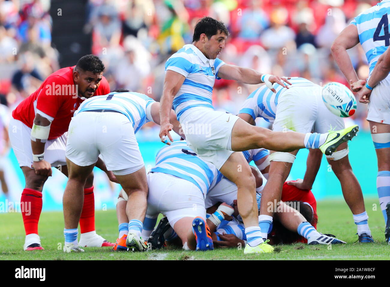 Higashiosaka, Osaka, Japan. 28th Sep, 2019. Tomas Cubelli (ARG) Rugby ...