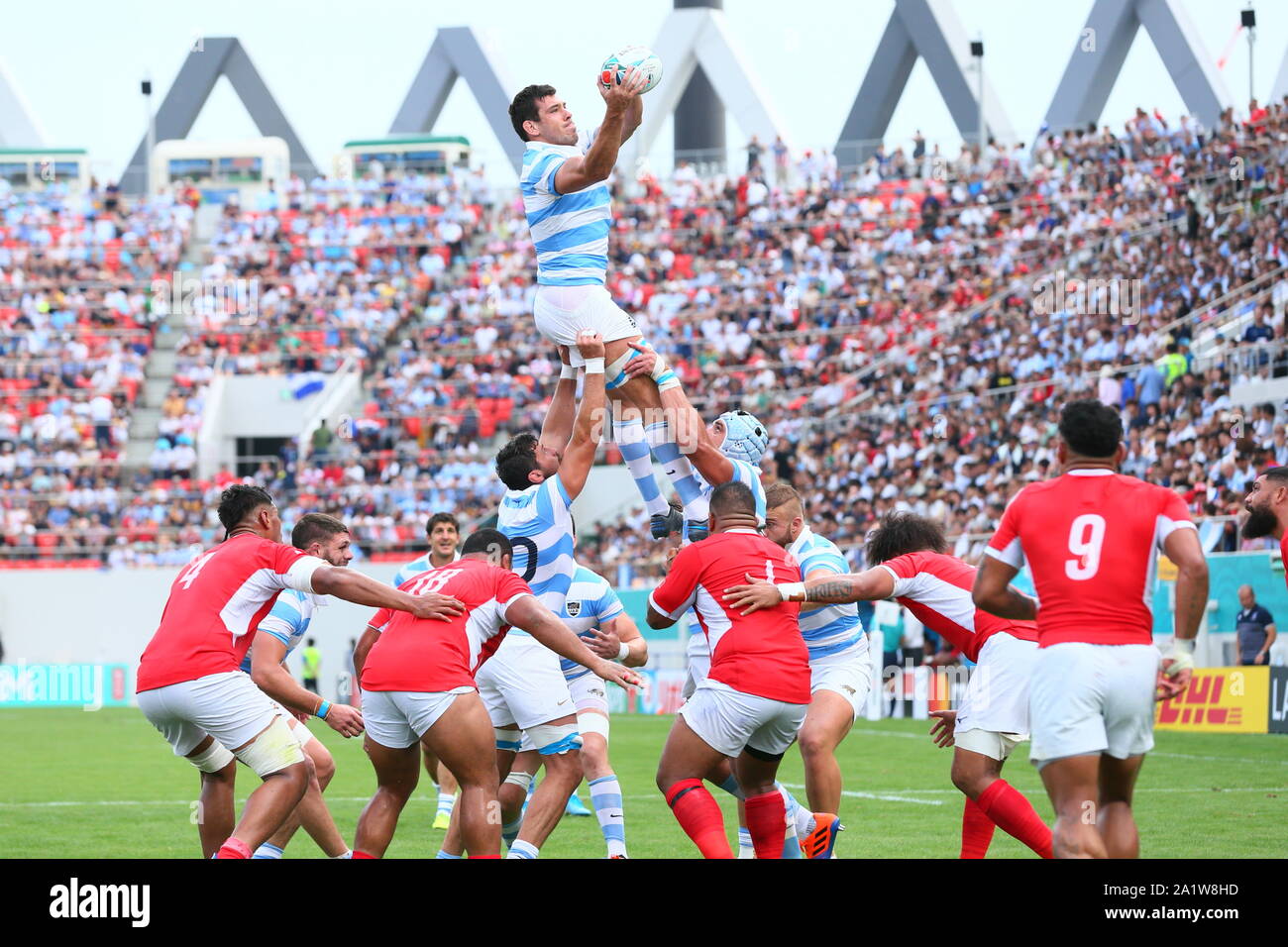 Higashiosaka, Osaka, Japan. 28th Sep, 2019. Guido Petti (ARG) Rugby ...