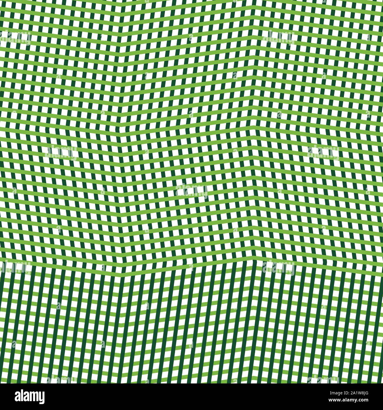Intersected, interweaved irregular lines, stripes green grid pattern ...