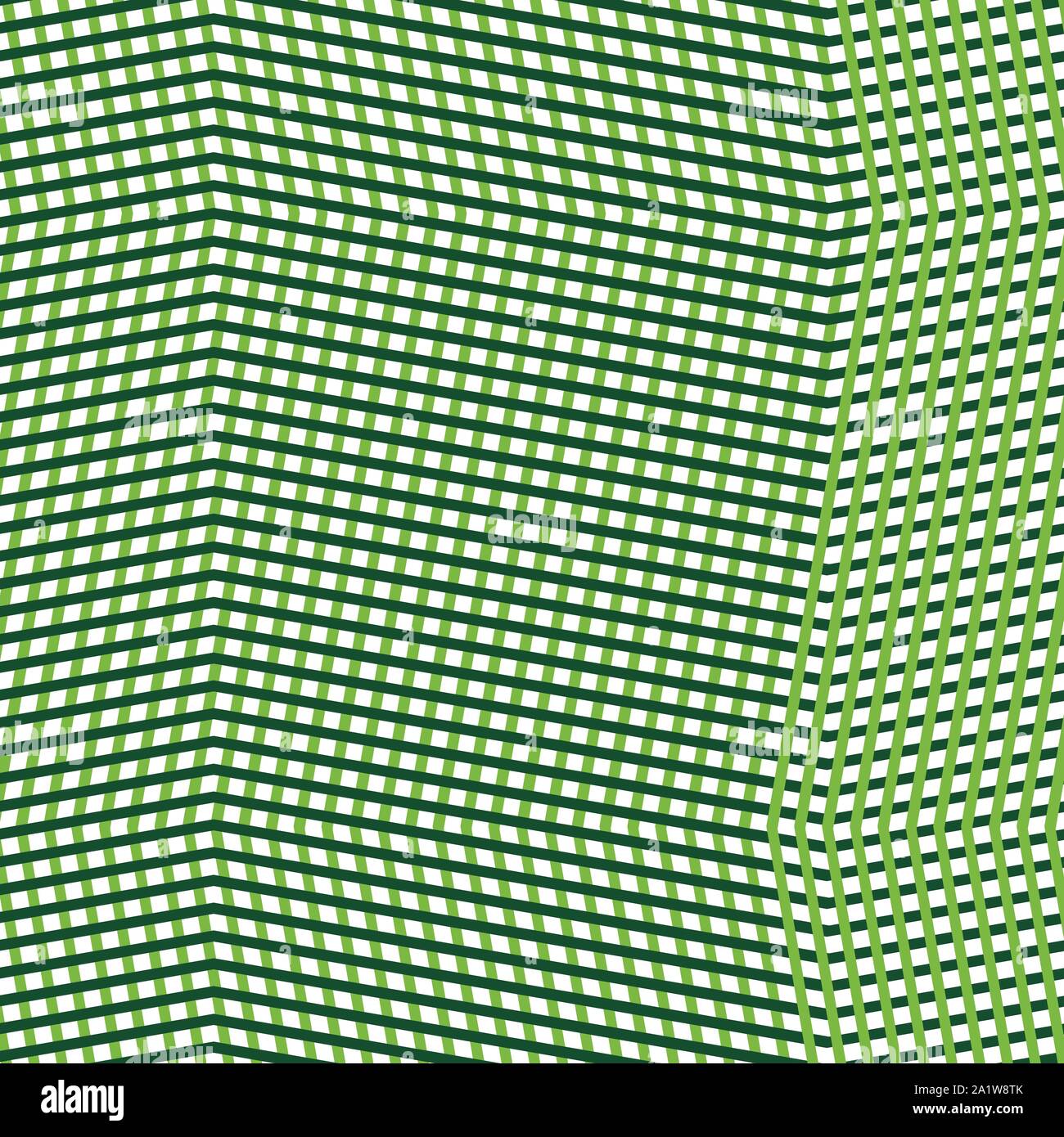 Intersected, interweaved irregular lines, stripes green grid pattern ...