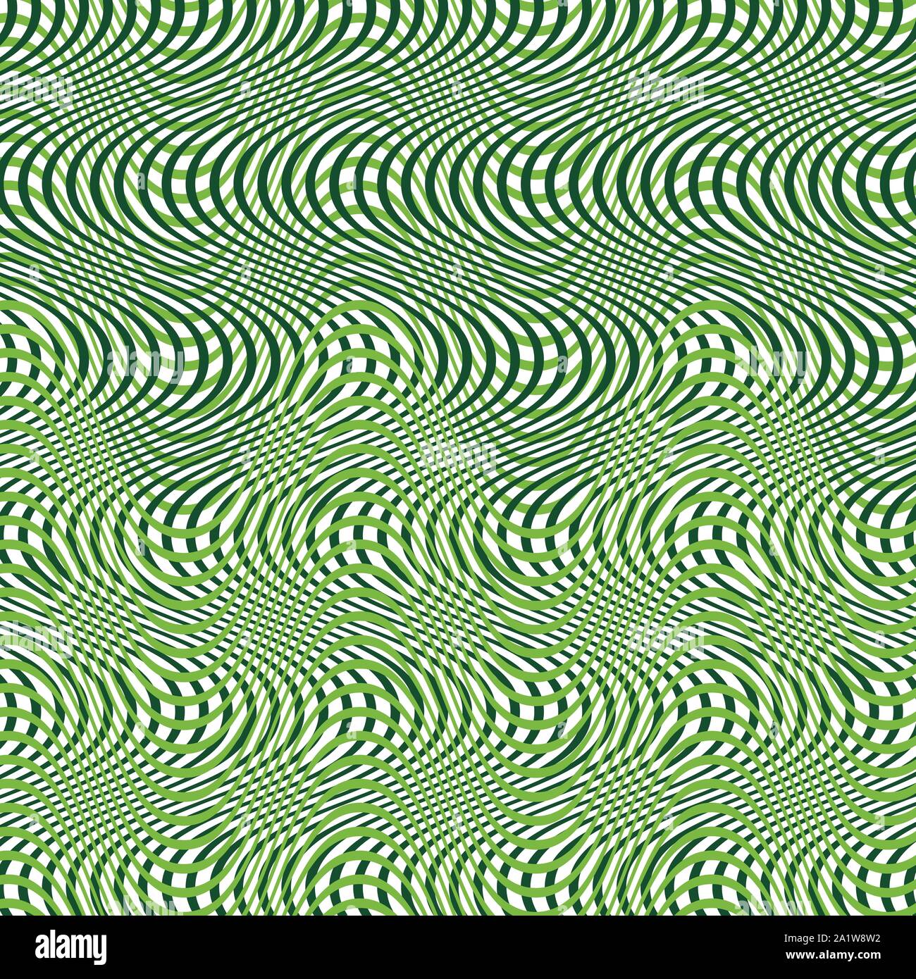 Intersected, interweaved irregular lines, stripes green grid pattern ...