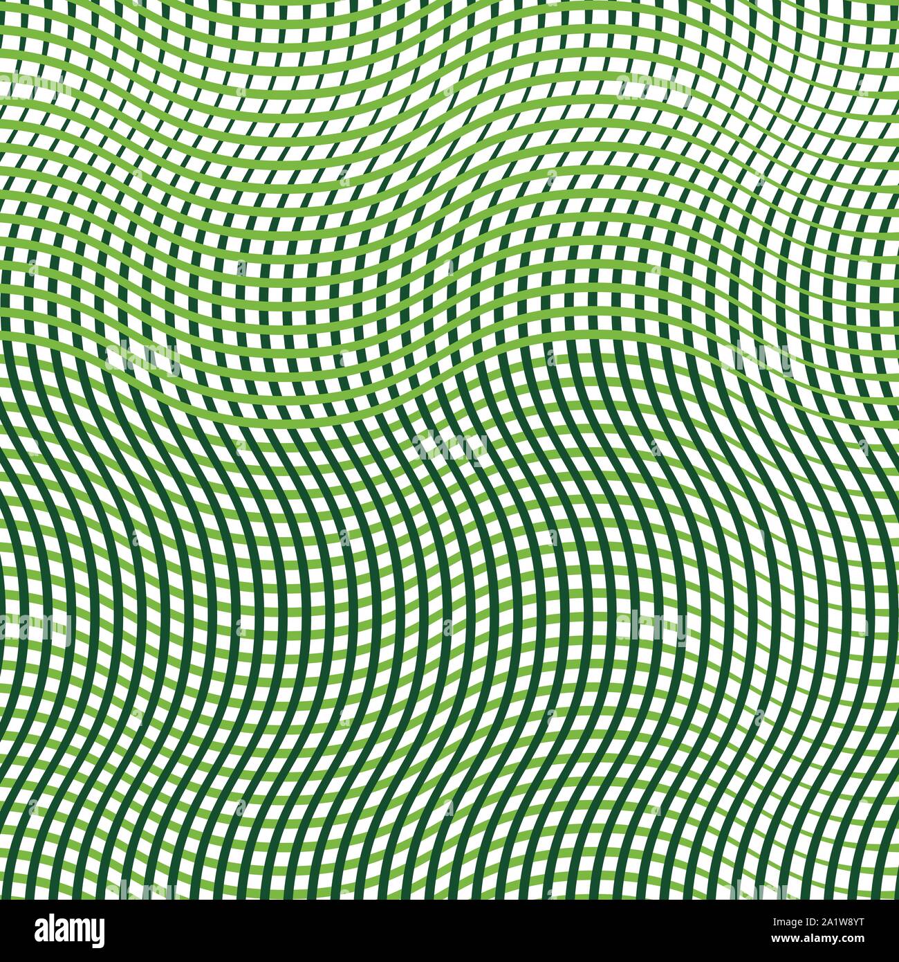 Intersected, interweaved irregular lines, stripes green grid pattern ...