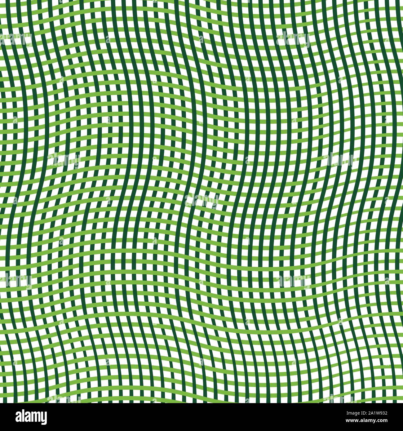 Intersected, interweaved irregular lines, stripes green grid pattern ...
