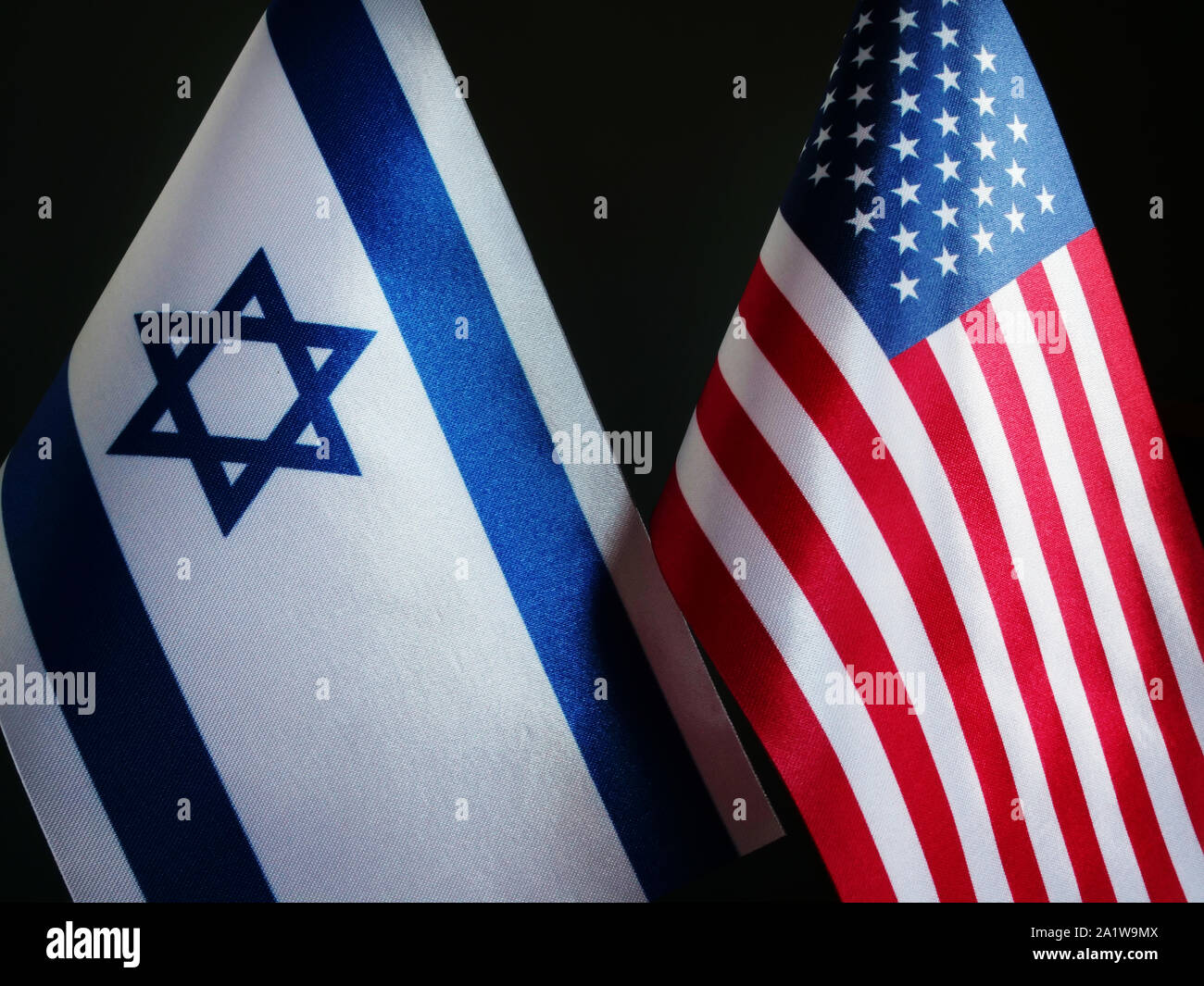 Israeli flags american flags hi-res stock photography and images - Alamy