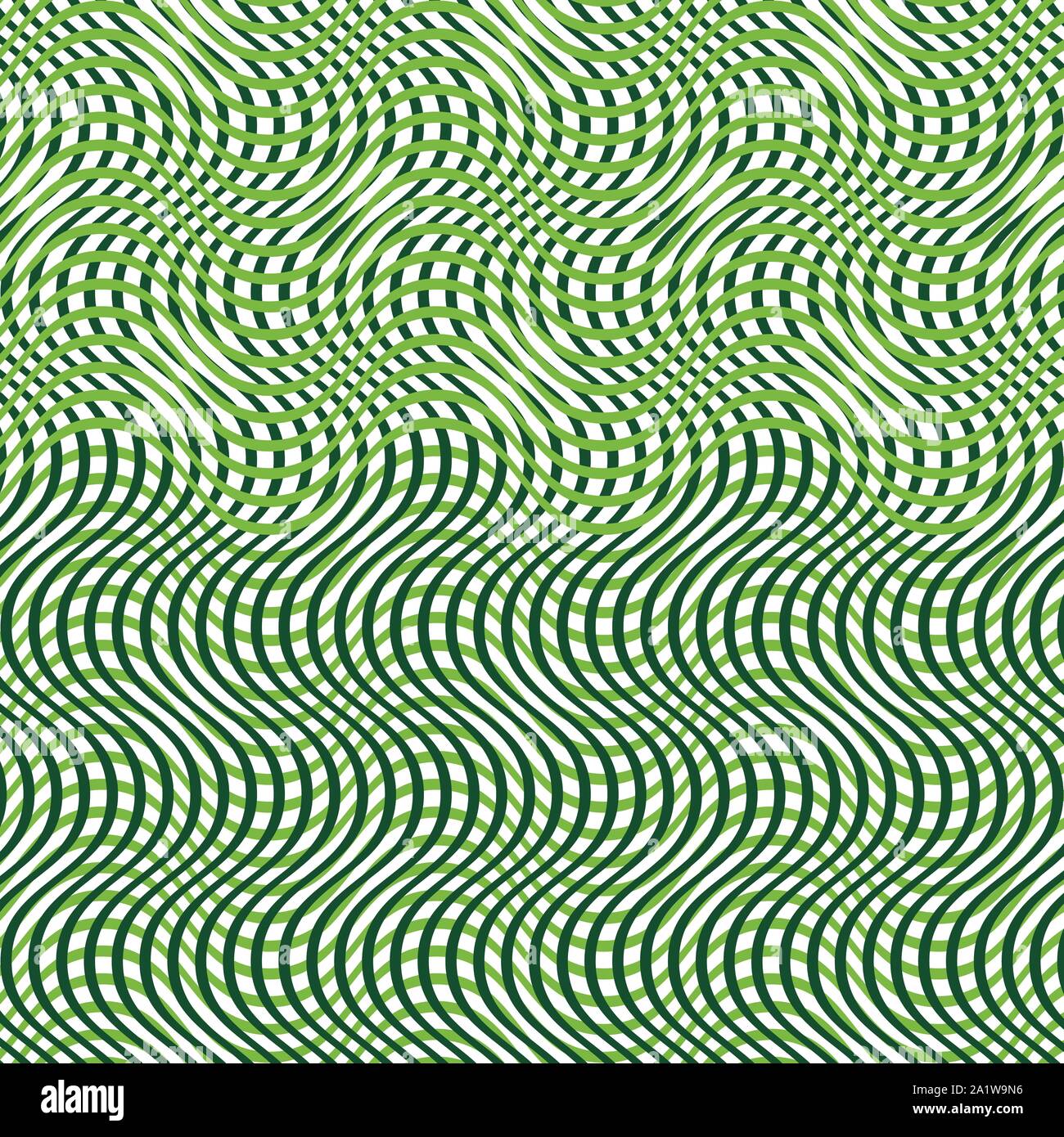 Intersected, interweaved irregular lines, stripes green grid pattern ...