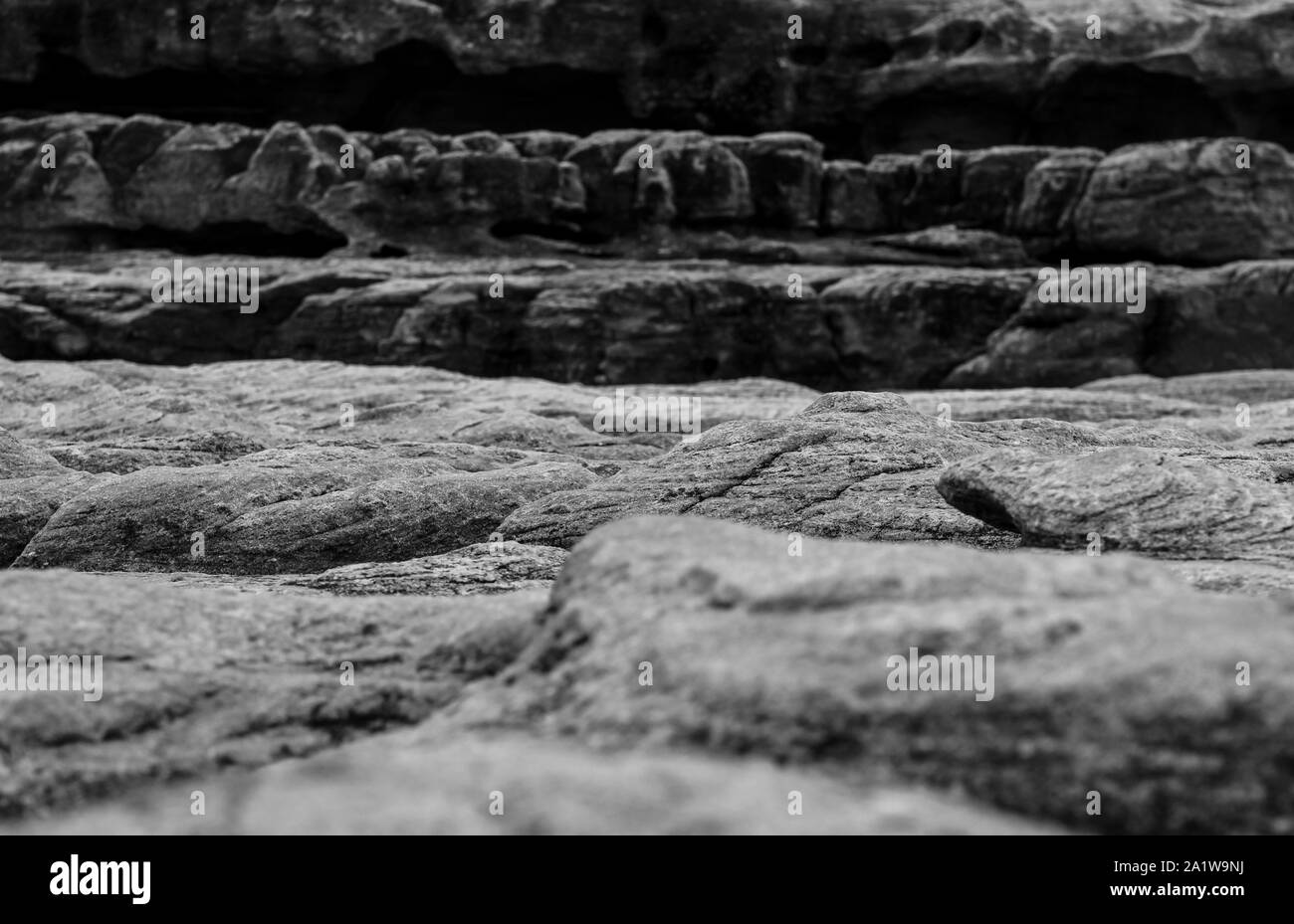 rock formation on beach Stock Photo - Alamy