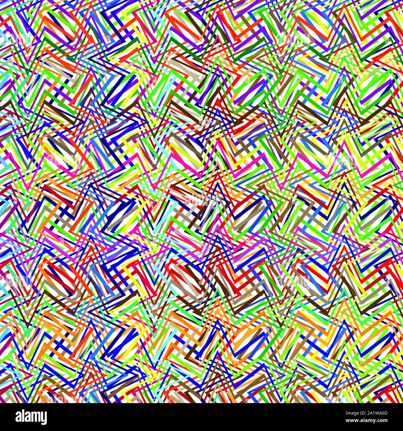 Colorful scribble, cross hatch geometric lines pattern. Intersecting ...
