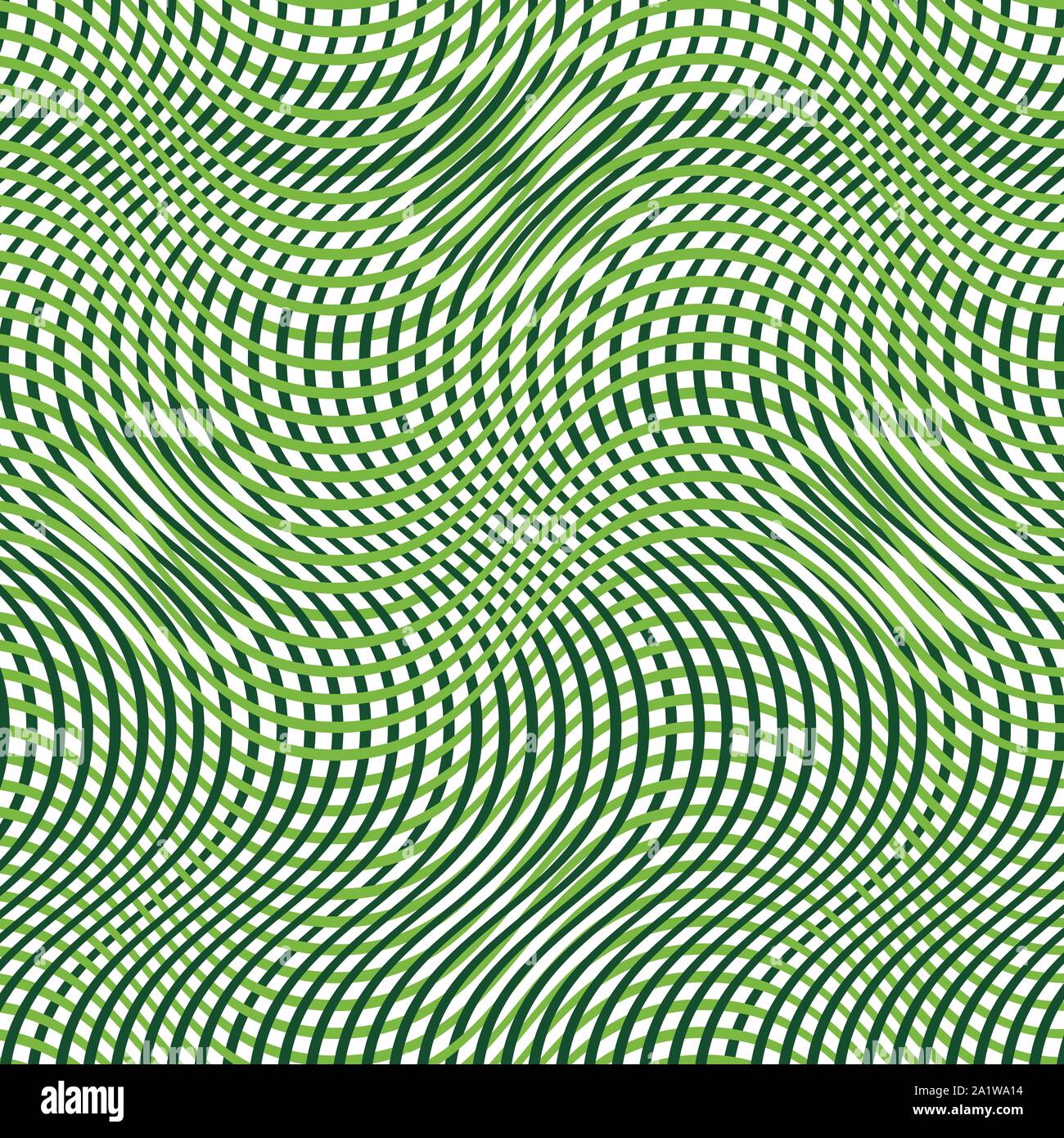 Intersected, interweaved irregular lines, stripes green grid pattern ...