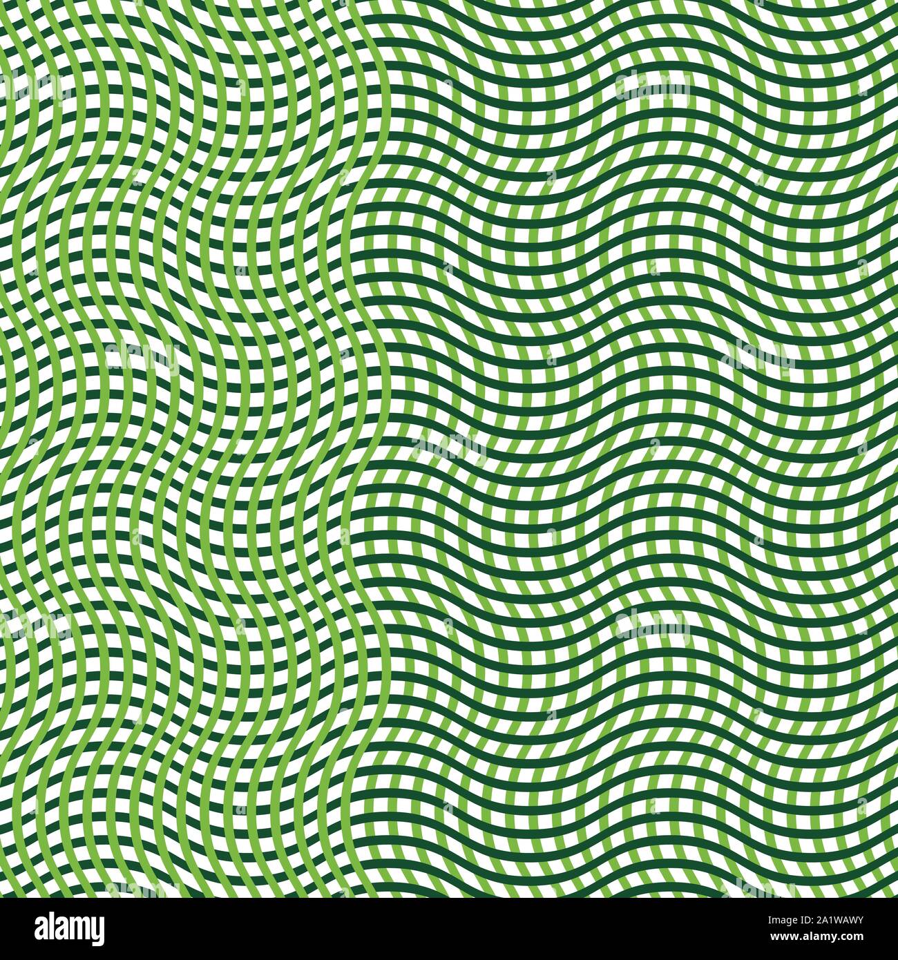 Intersected, interweaved irregular lines, stripes green grid pattern ...