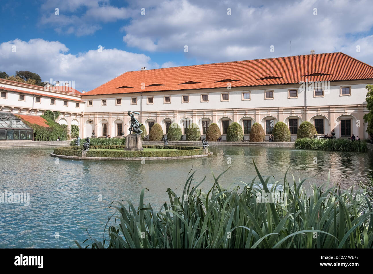 Wallenstein garden, a 17th-century garden within the Senate Palace ...