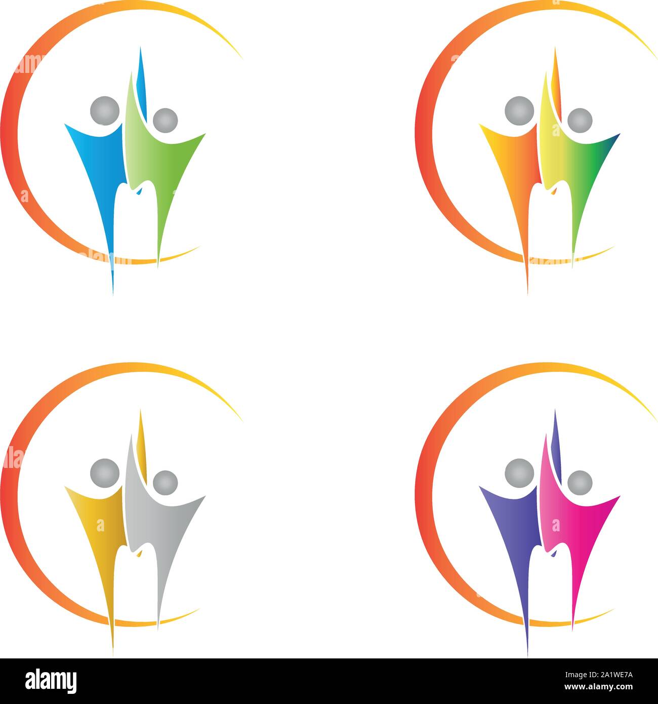 Two persons fashion Cut Out Stock Images & Pictures - Alamy