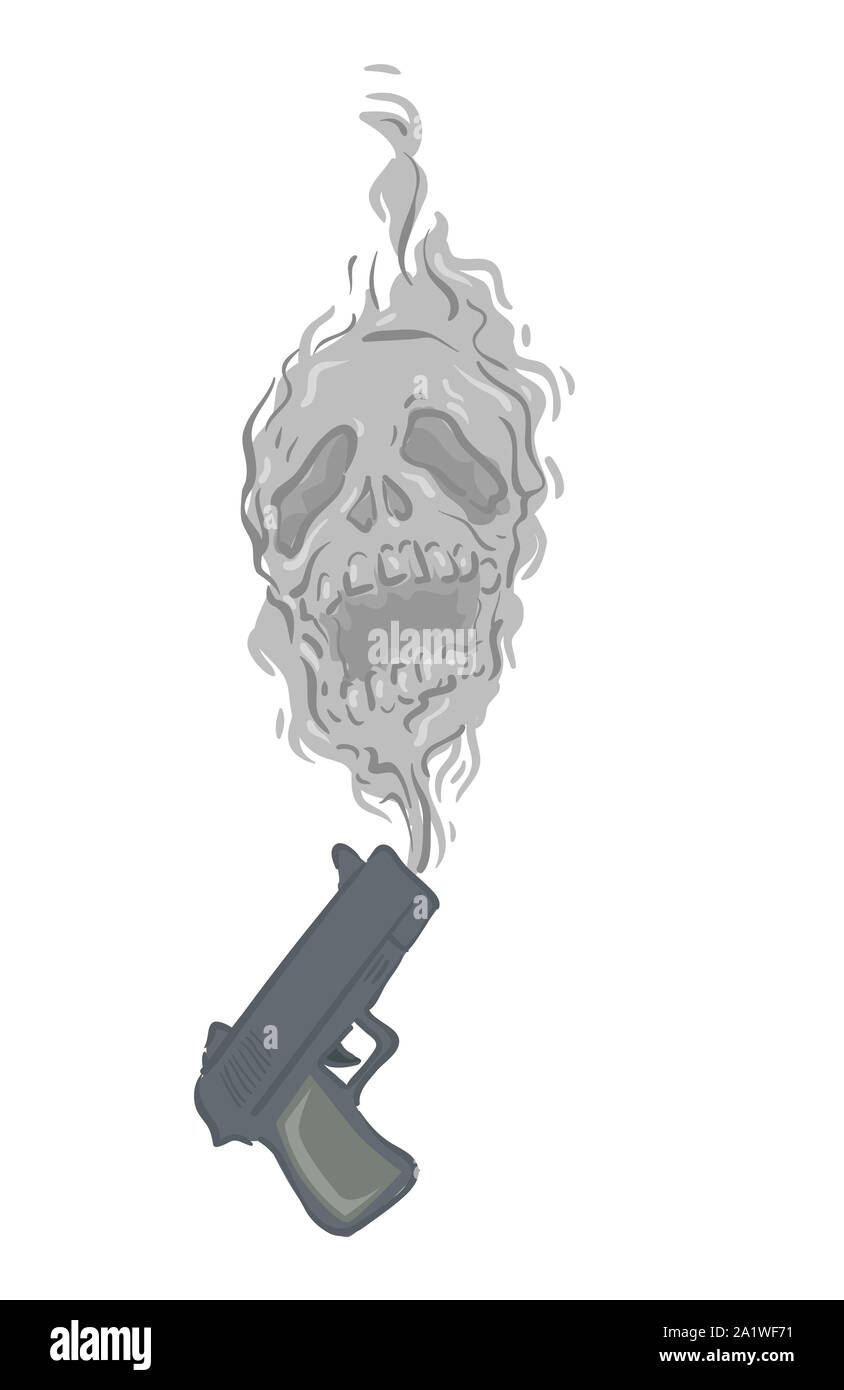 Gun Smoke Vector