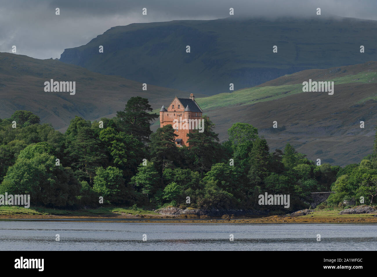 Kinlochaline Castle, Ardtornish Estate, Loch Aline, Morvern, Scotland ...
