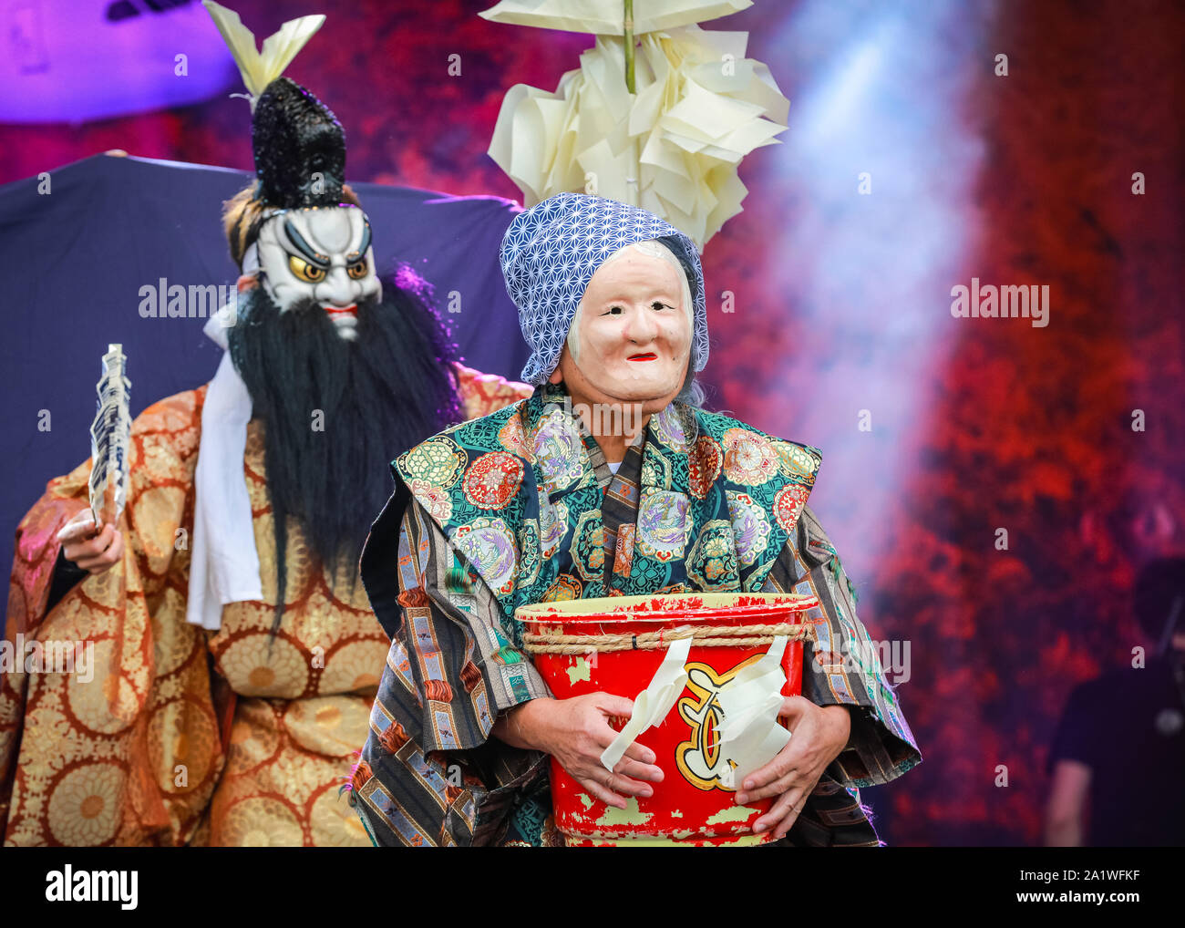 Kagura dancing hi-res stock photography and images - Alamy