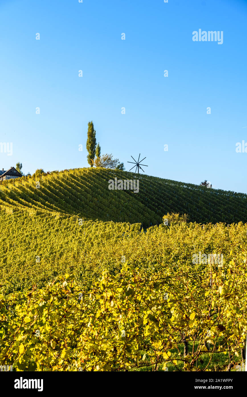 Autumn in southern styria tourist spot Stock Photo - Alamy