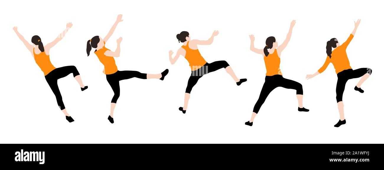 Climber on mountain wall Stock Vector Images - Alamy