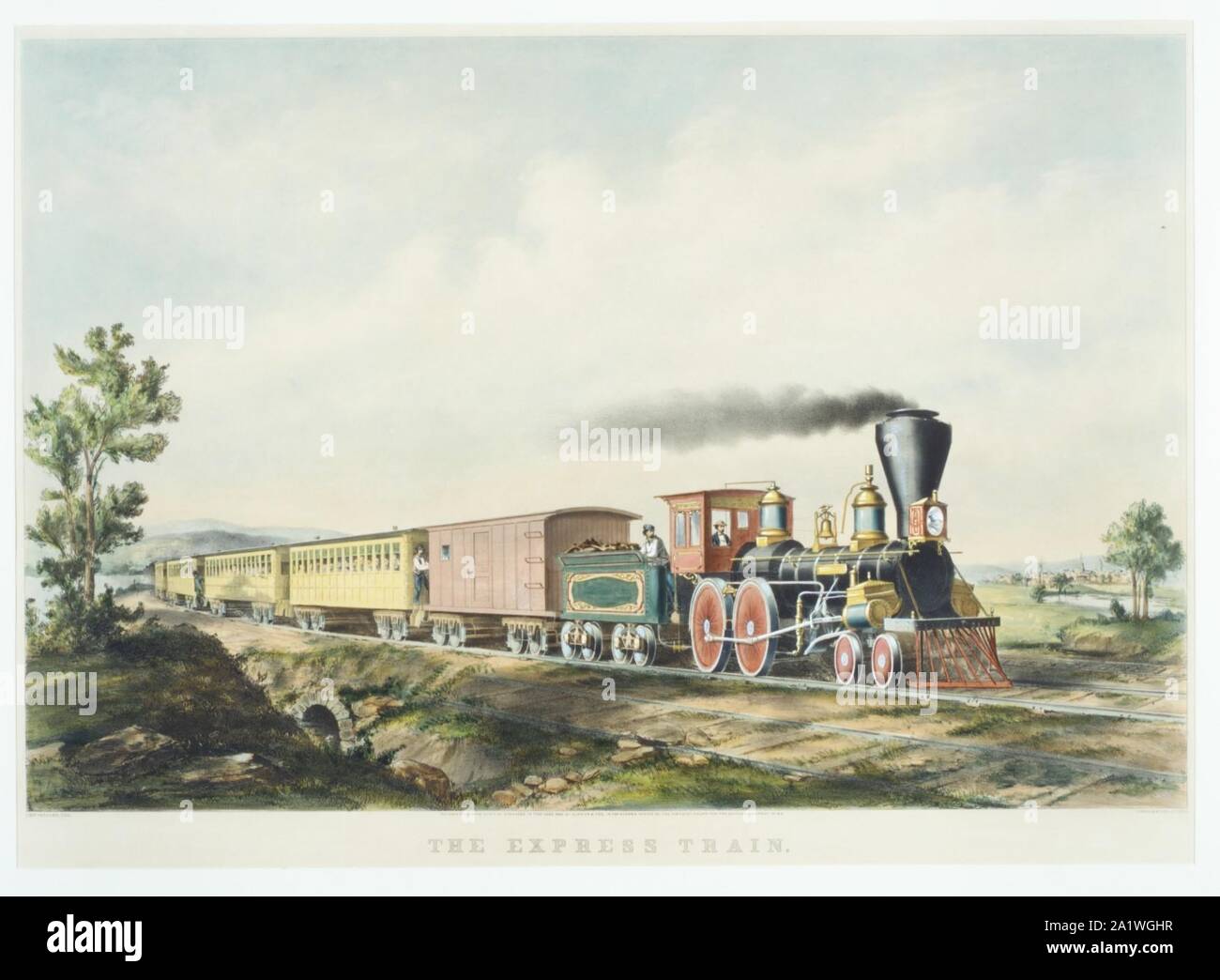 Express railway poster hi-res stock photography and images - Alamy
