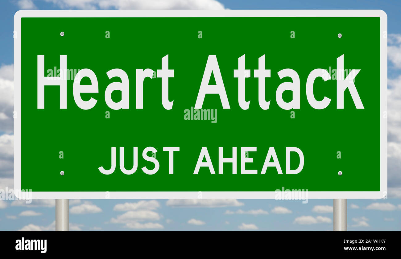 Heart attack road sign hi-res stock photography and images - Alamy