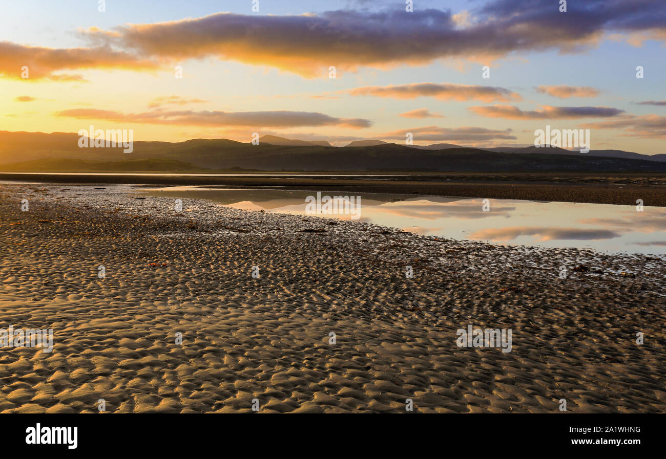 Black Rock Sands Sunrise Stock Photo - Alamy