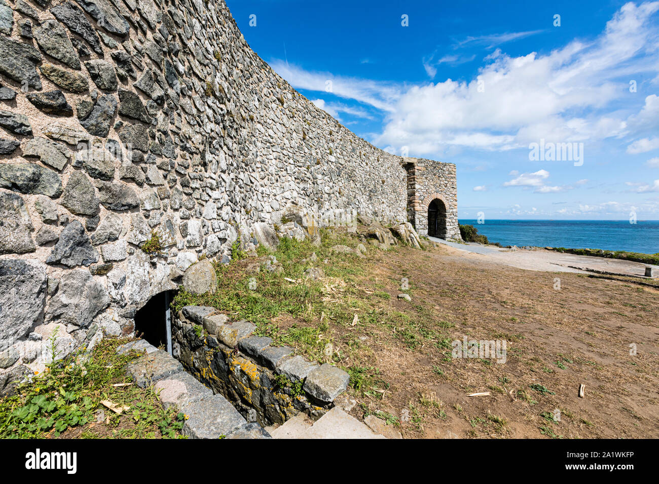 Vale castle, Guernsey Stock Photo - Alamy