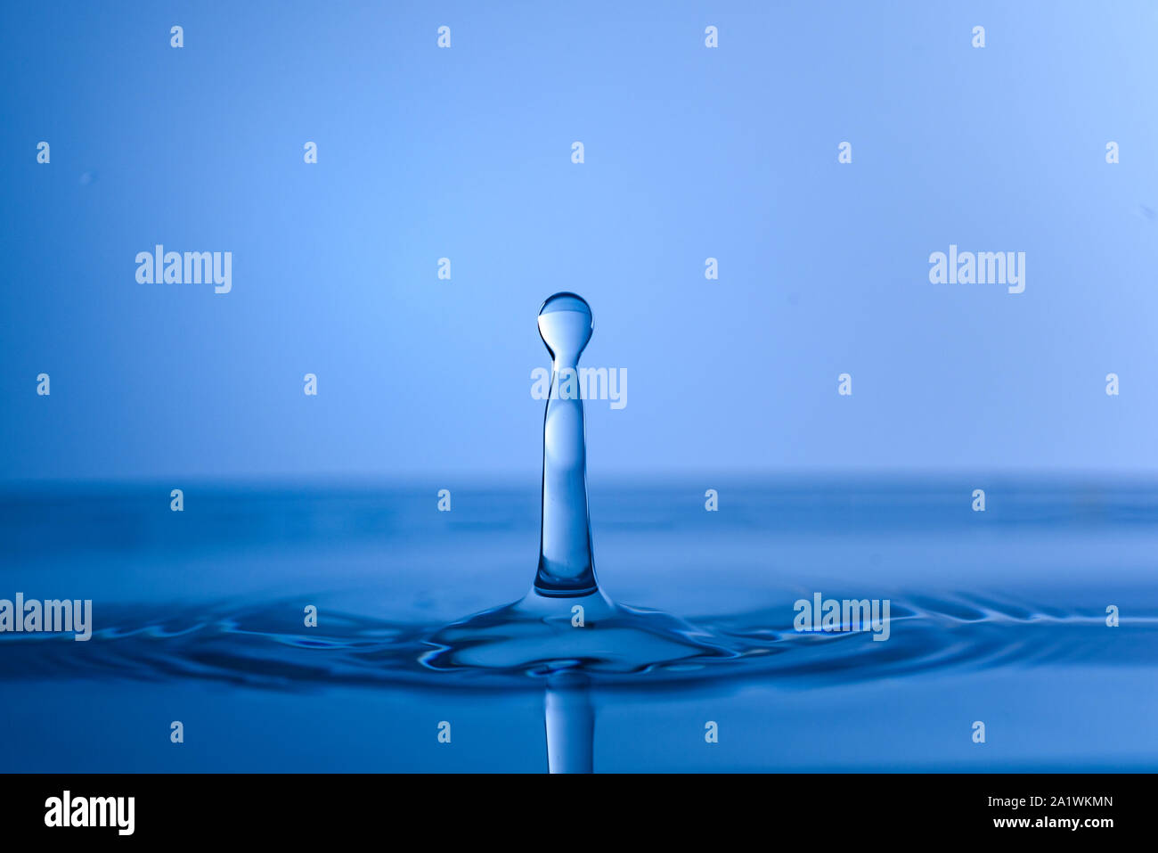 Drop of clear water Stock Photo - Alamy