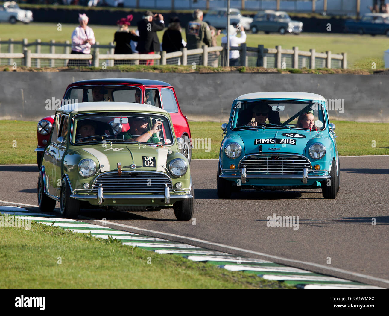 Mini Cooper S in the Track Parade celebrating "Sixty Years of The Mini ...