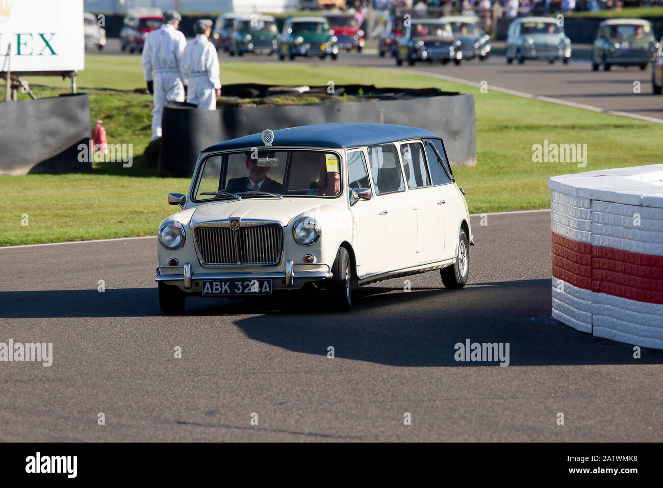 MG Mini in the Track Parade celebrating "Sixty Years of The Mini" at ...