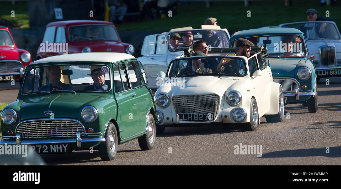 Mini & Mini convertible in the Track Parade celebrating "Sixty Years of ...