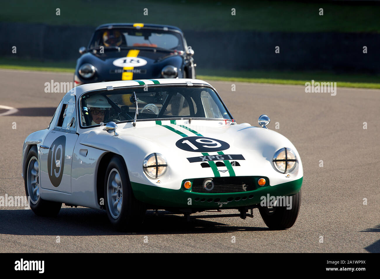 1963 TVR Grantura Mk 3 driven by Tim Layzell in The Fordwater Trophy ...