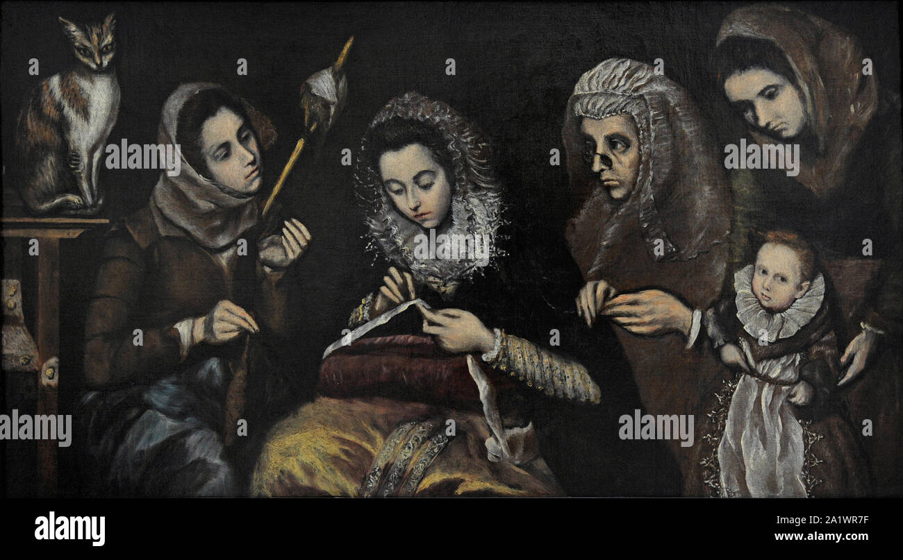 Ascribed to Jorge Manuel Theotocopuli (1578-1631). Spanish painter. Son ...