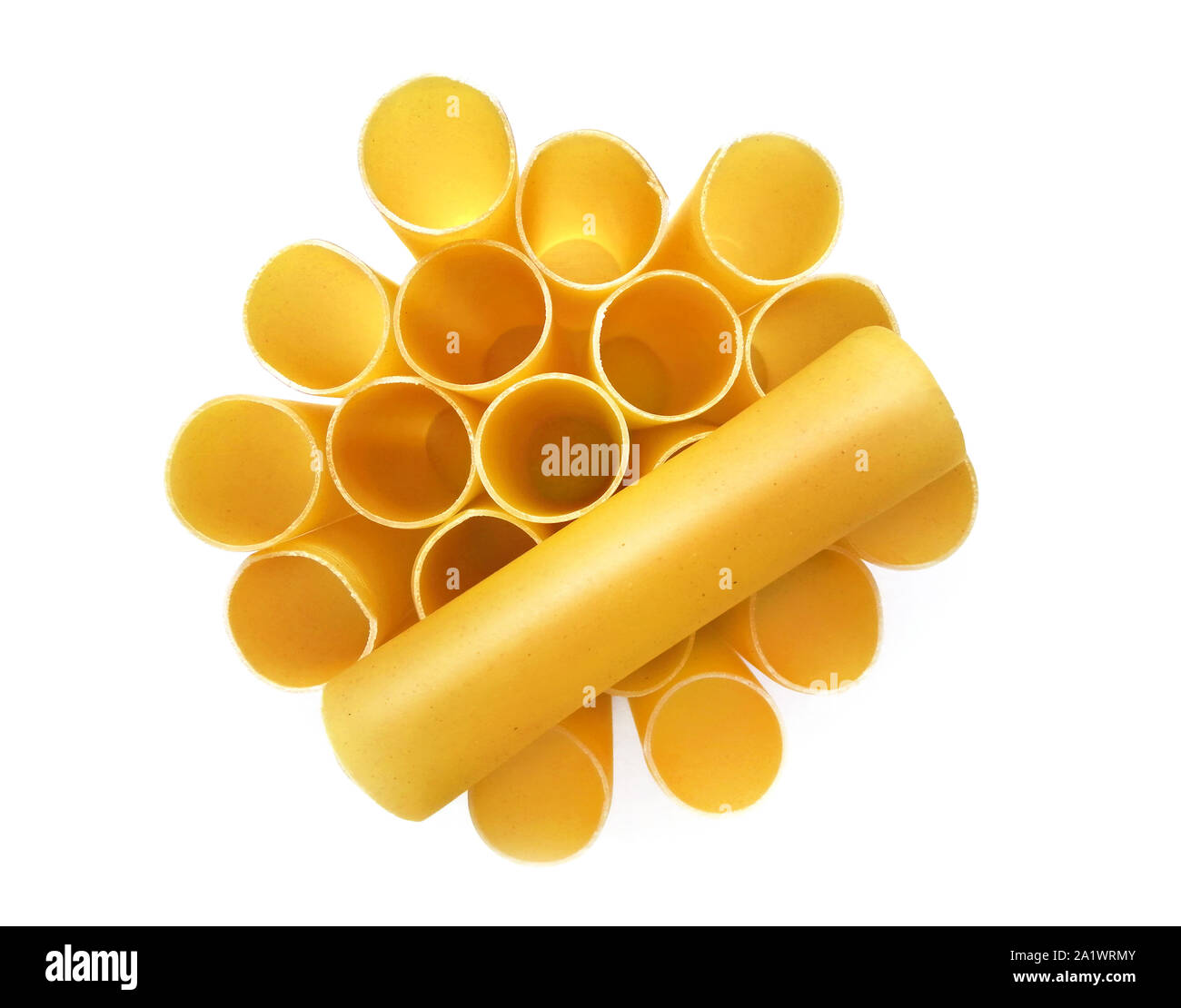 Cannelloni, culinary flour products, Italian large round pasta, made ...