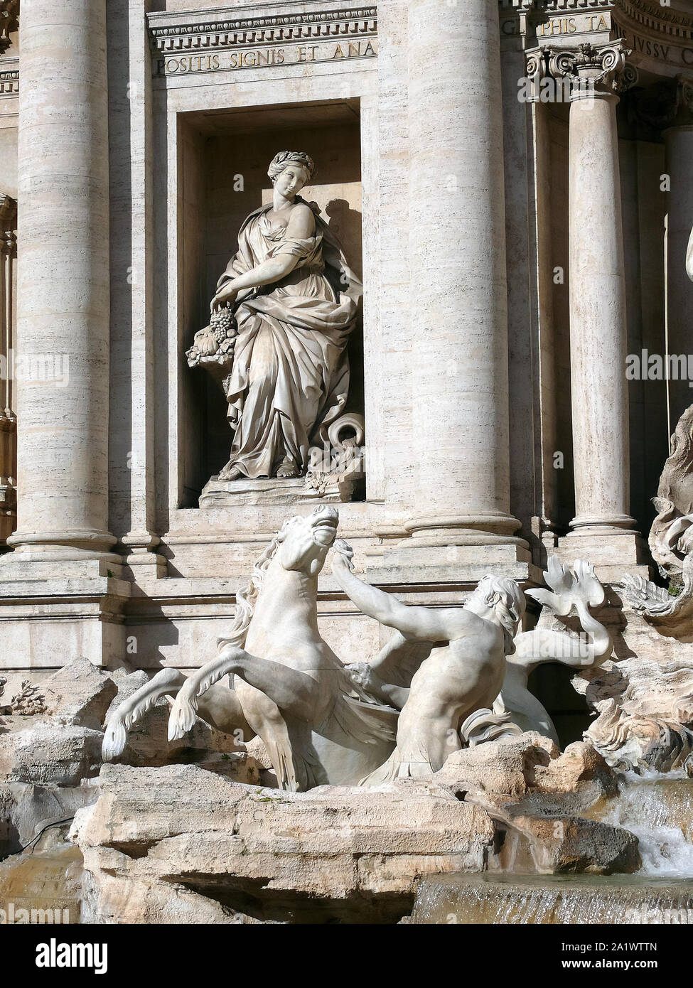 Trevi Fountain, Fontana di Trevi, Rome, (Nicola Salvi 1762), Roma ...