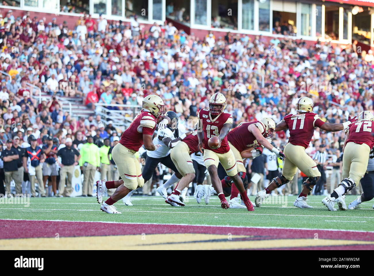 Alumni Stadium. 28th Sep, 2019. MA, USA; Boston College Eagles ...