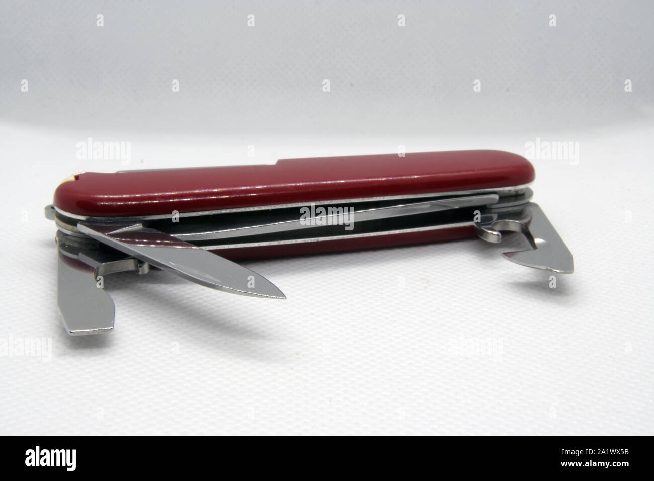 Small compact knife. Compact army knife. Handy tool knife Stock Photo ...