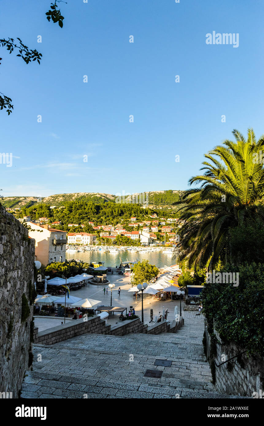 Harbor of Rab Stock Photo - Alamy