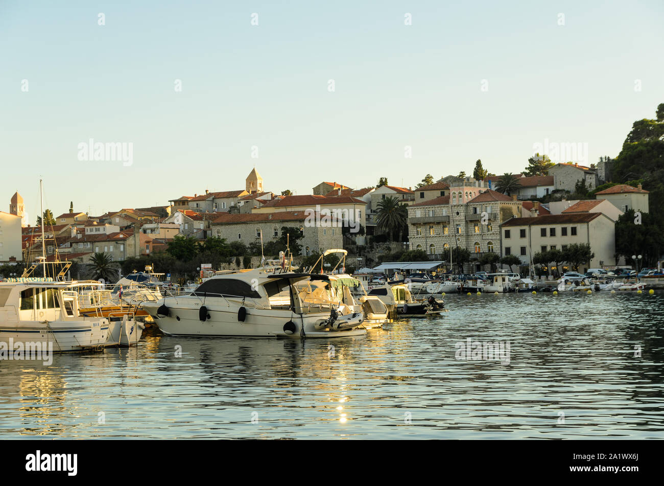 Harbor of Rab Stock Photo - Alamy