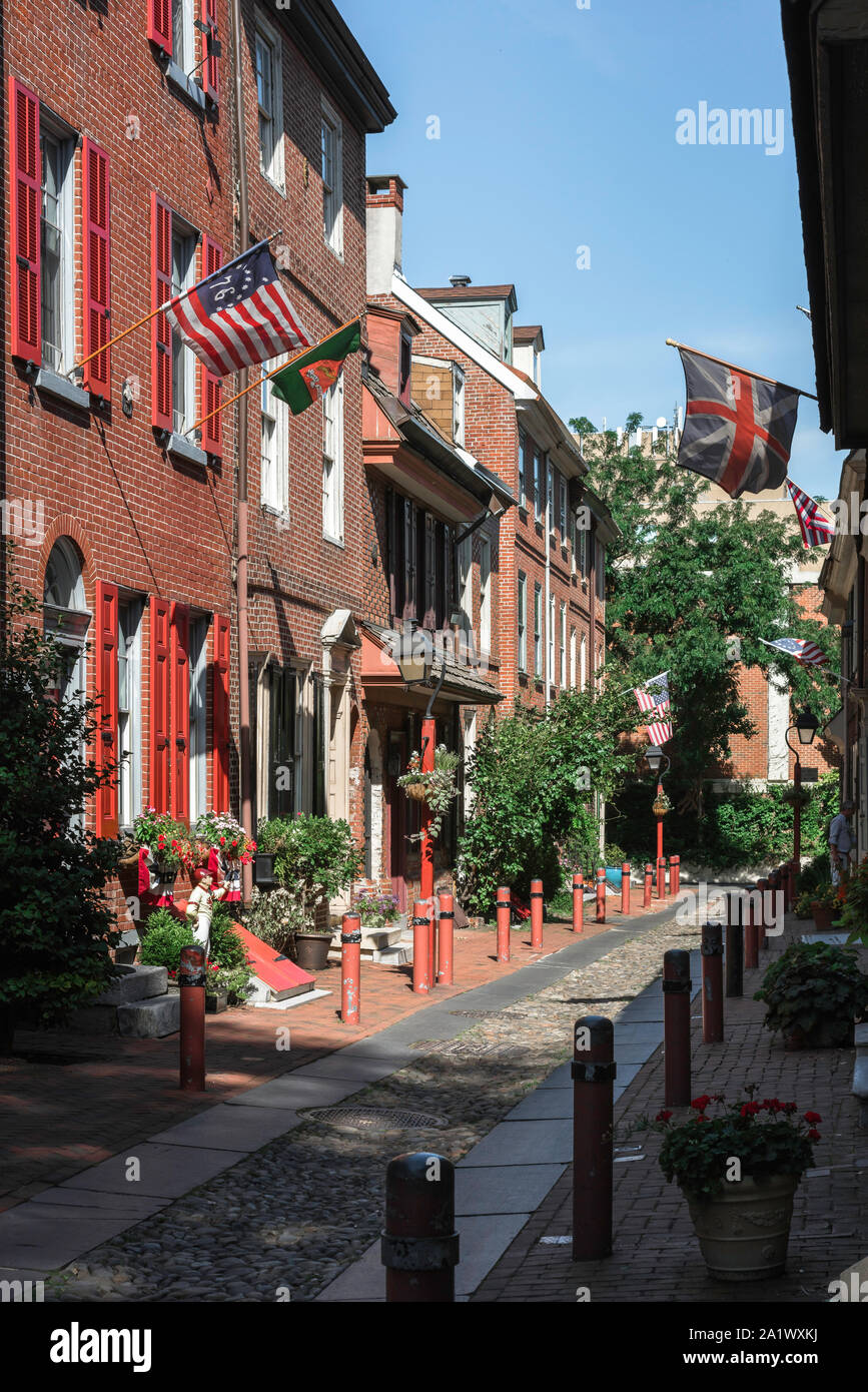 Philadelphia elfreth’s alley hi-res stock photography and images - Alamy