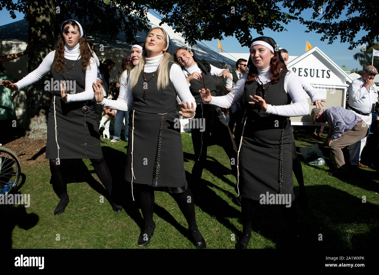 The 'Singing Nuns' at The Goodwood Revival 14th Sept 2019 in Chichester ...