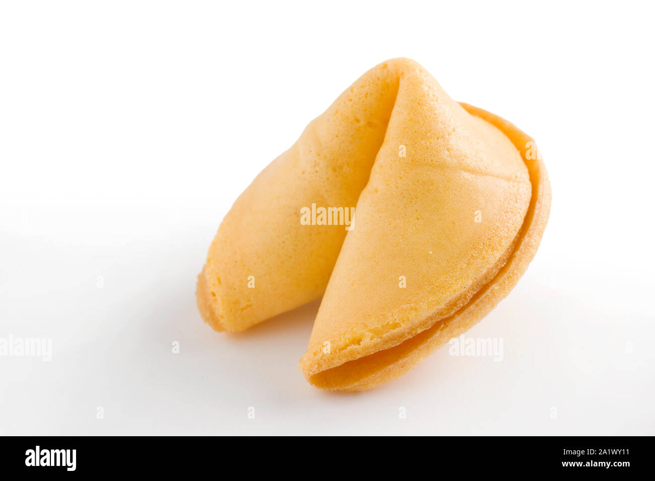 Chinese forture cookie isolated on white background Stock Photo - Alamy