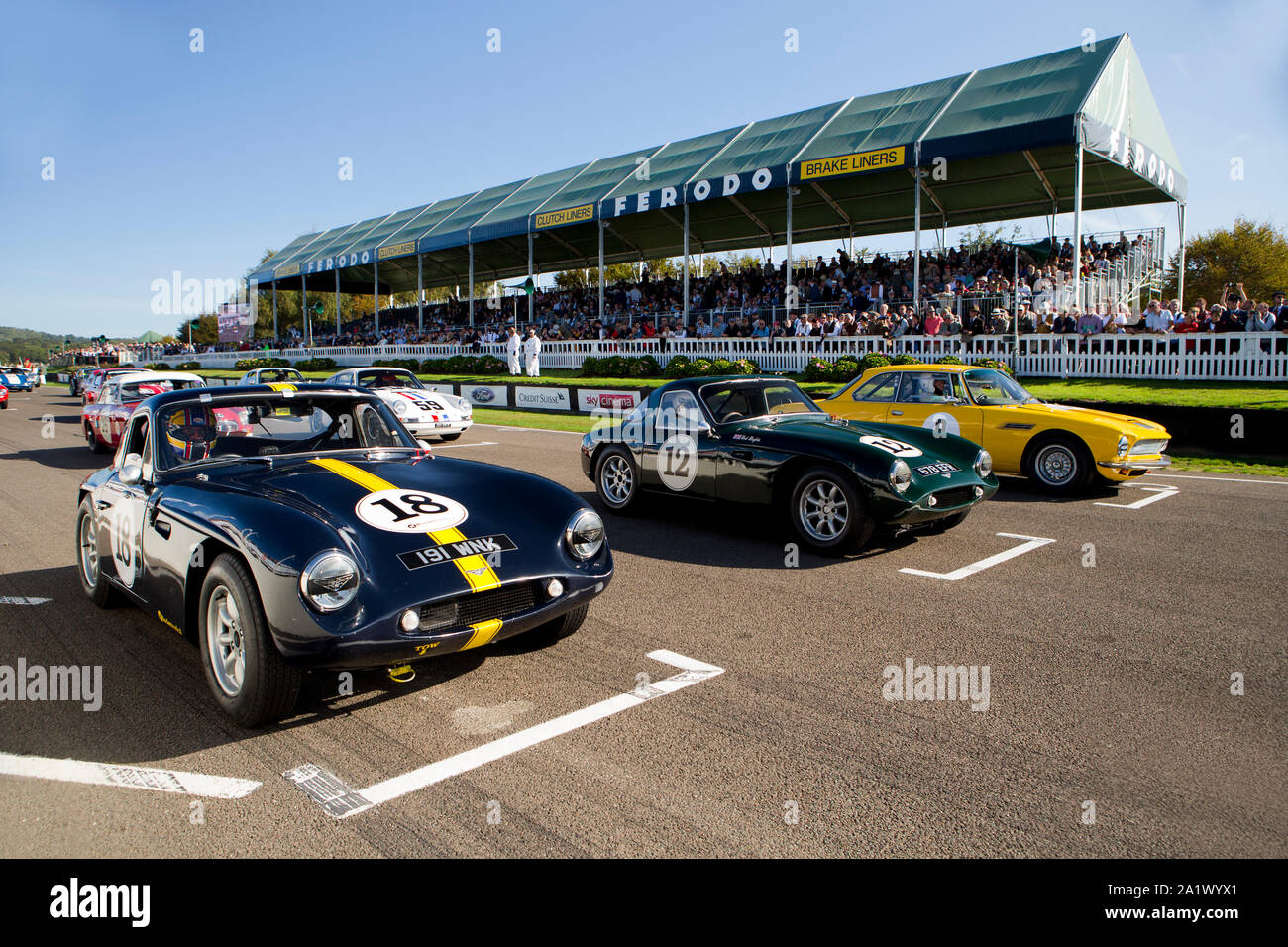 1963 TVR Grantura Mk 3 driven by Robi Bernberg, (left) and alongside ...