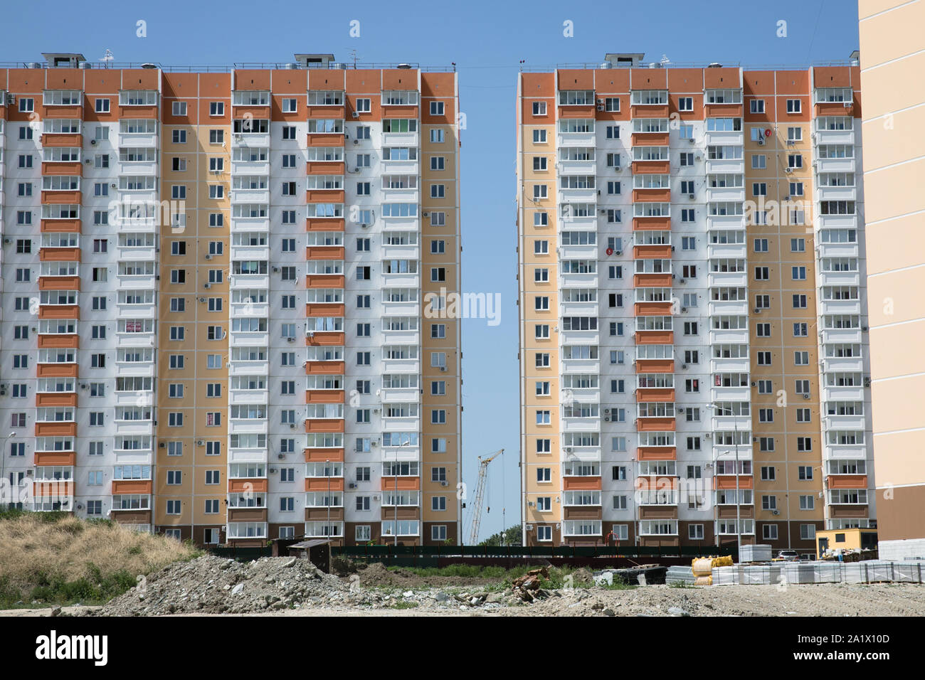 New house construction building Russia Stock Photo - Alamy