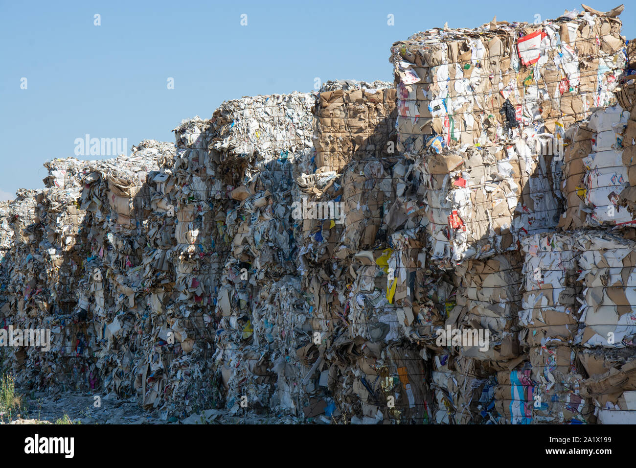 Waste paper is collected and packed for recycling. Cardboard and Paper ... Waste paper is collected and packed for recycling. Cardboard and Paper ...