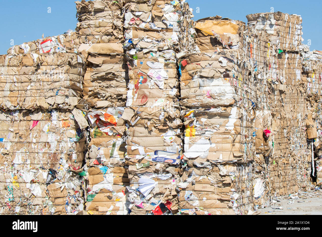 Waste paper is collected and packed for recycling. Cardboard and Paper ... Waste paper is collected and packed for recycling. Cardboard and Paper ...