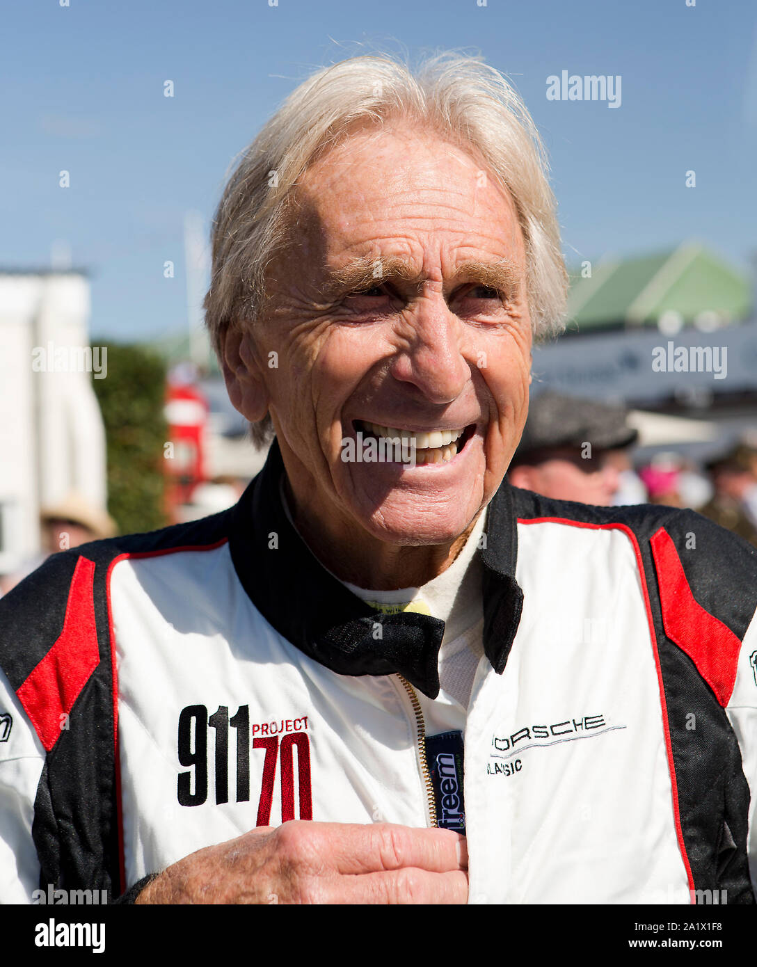 Derek Bell, (Le Mans winner) at The Goodwood Revival 14th Sept 2019 in ...