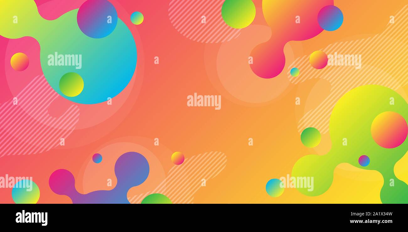 Colorful abstract background using minimal geometry as an element Stock ...