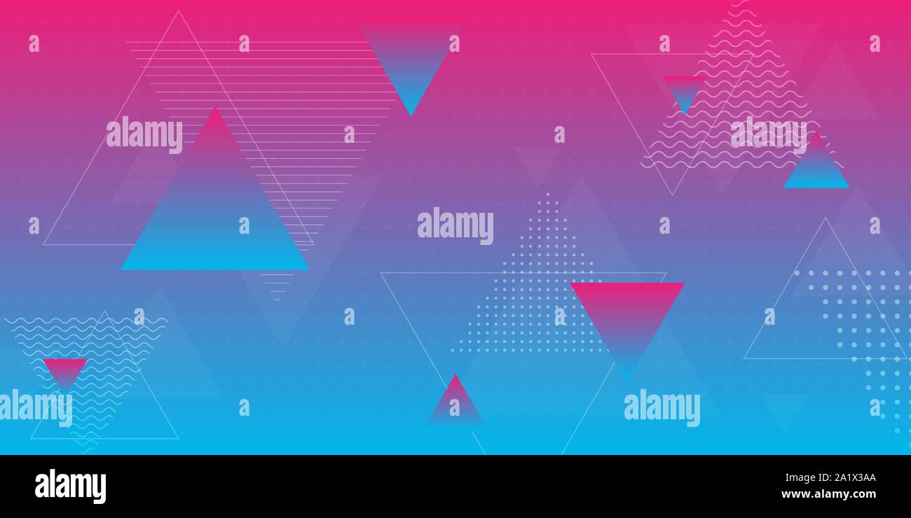 Colorful abstract background using minimal geometry as an element Stock ...